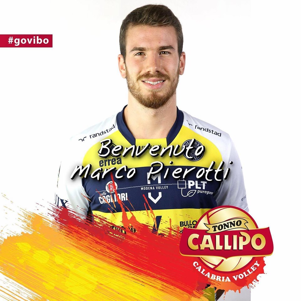 PIEROTTI TRASLOCA DA MODENA A VIBO VALENTIA RESTANDO COMUNQUE IN SUPERLEGA