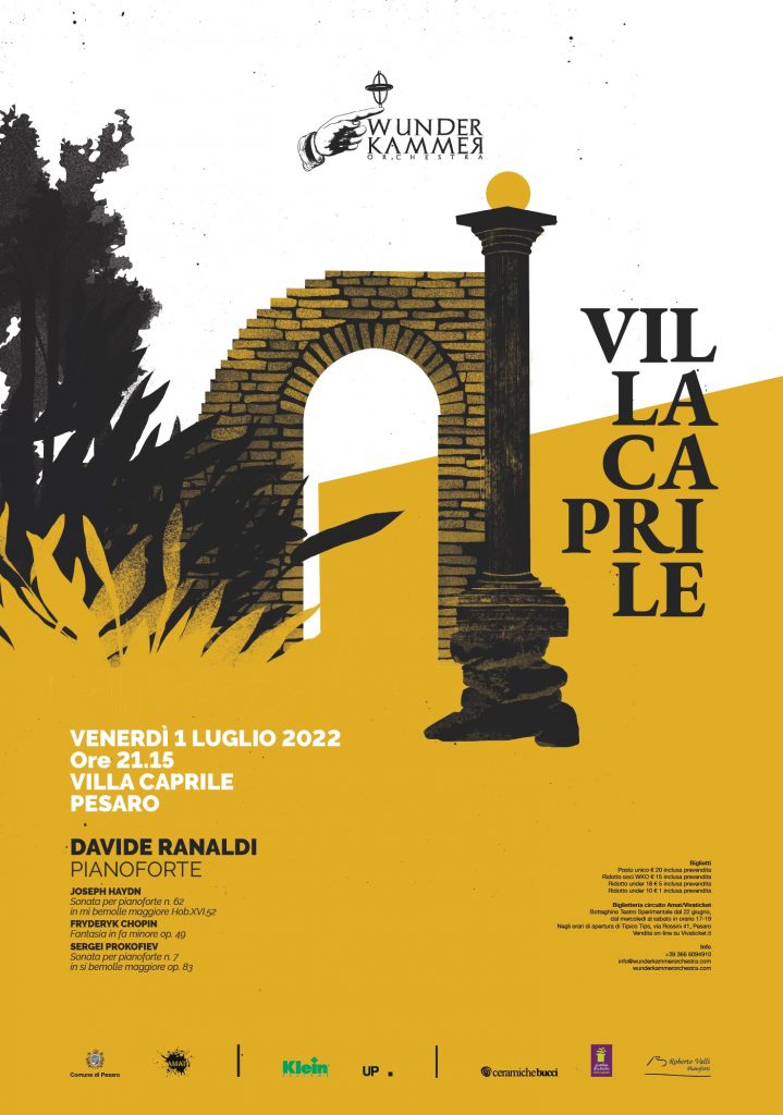 DAVIDE RANALDI PREMIO VENEZIA IN CONCERTO A PESARO Pesaro, Villa ...