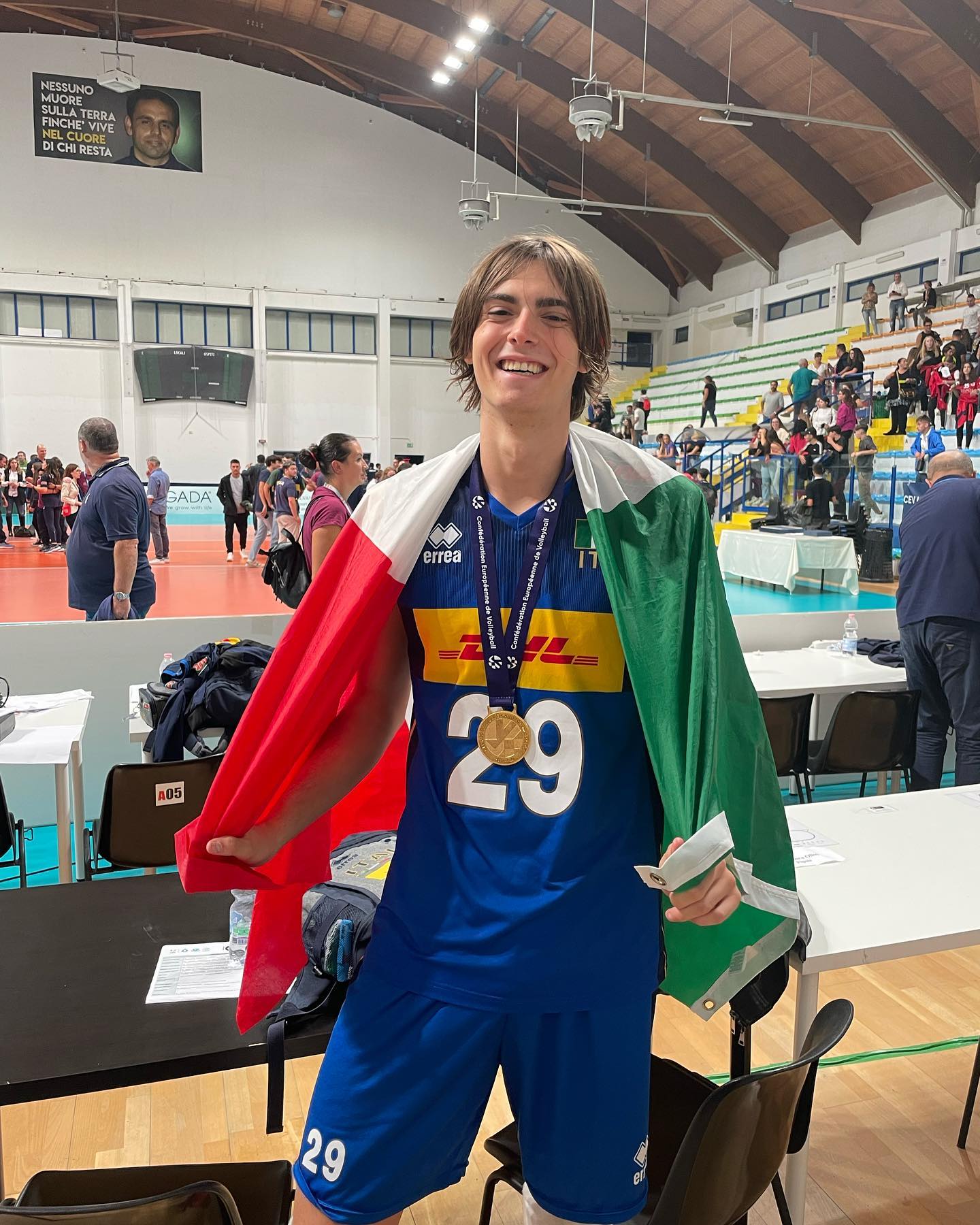 FEDERICO ROBERTI CAMPIONE D’EUROPA CON L’ITALIA UNDER 20