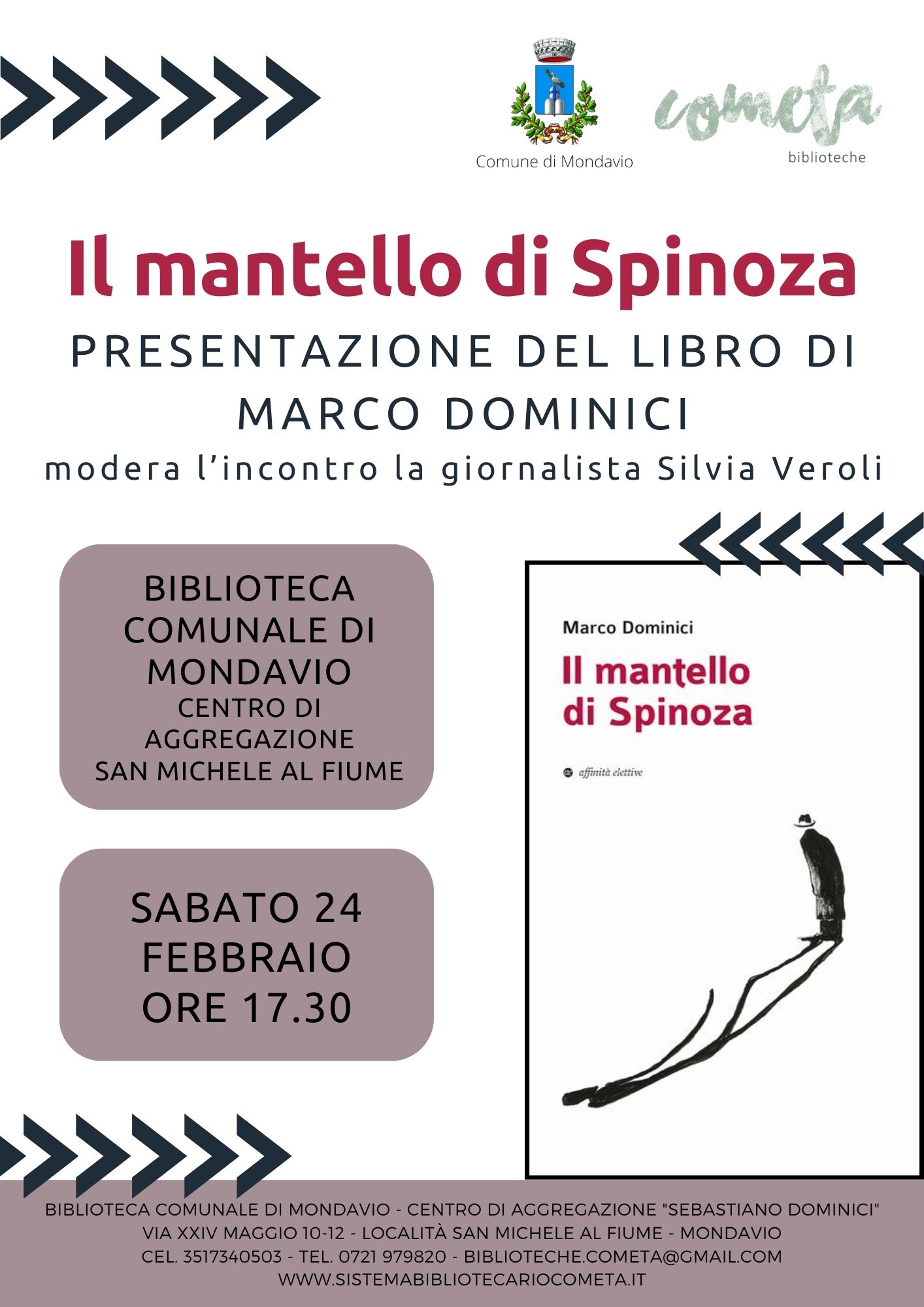 Marco Dominici e il mantello di Spinoza